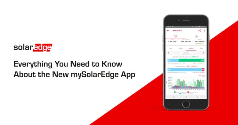Everything You Need to Know About the New mySolarEdge App | Infinite ...